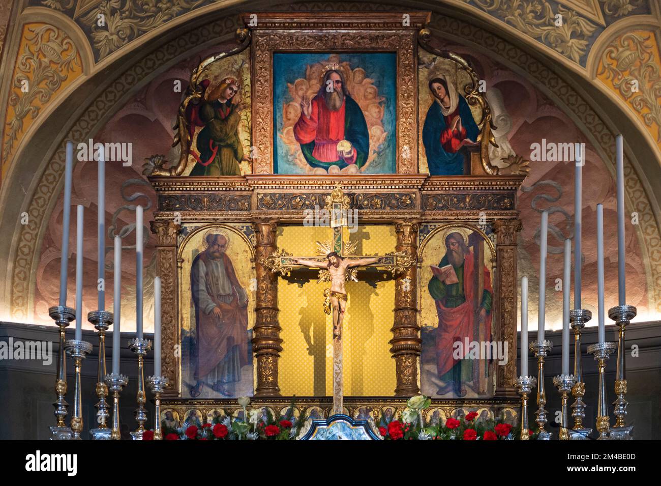crying madonna sancruary, ponte nossa, italy Stock Photo - Alamy