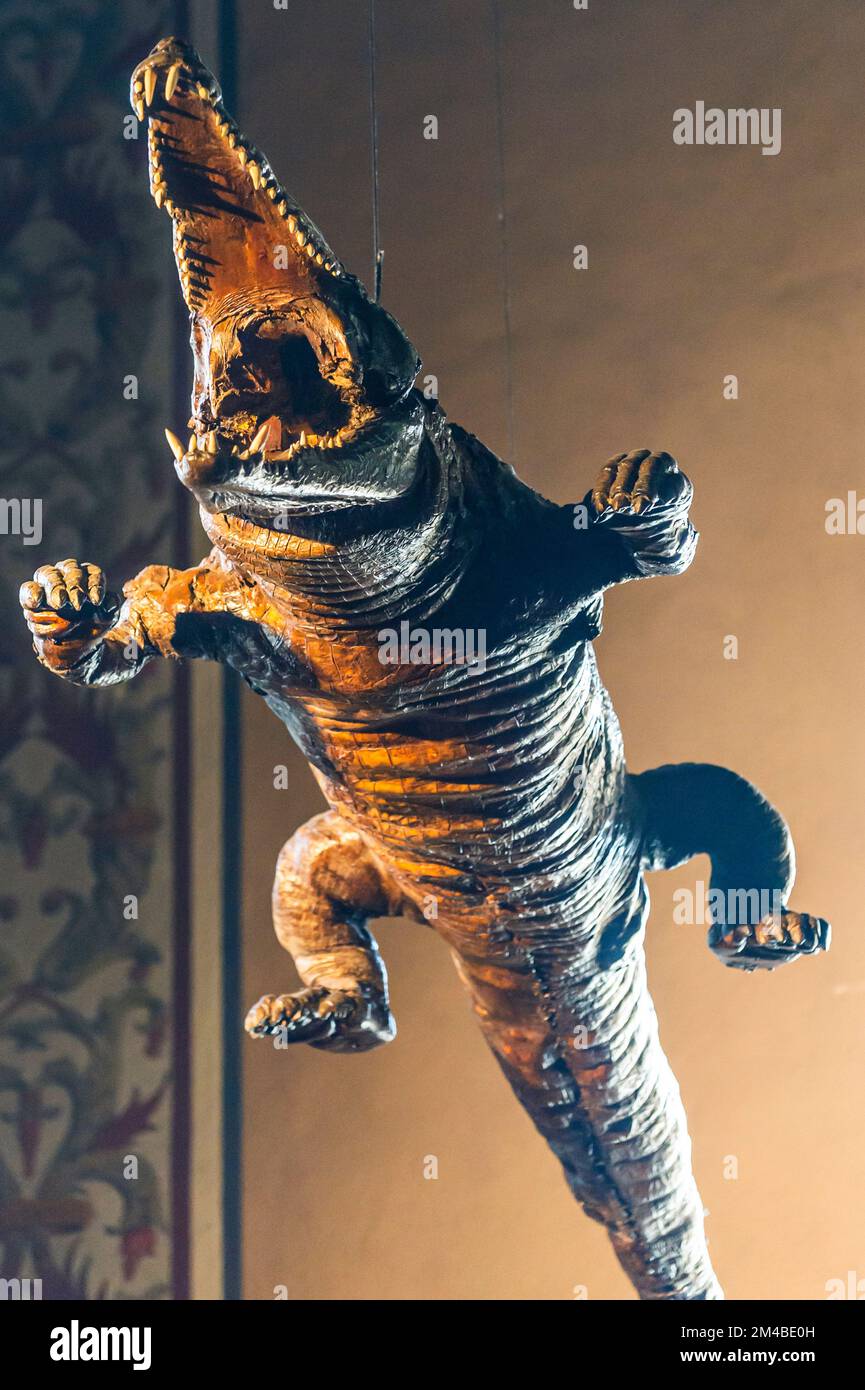 crying madonna sancruary: crocodile, ponte nossa, italy Stock Photo - Alamy