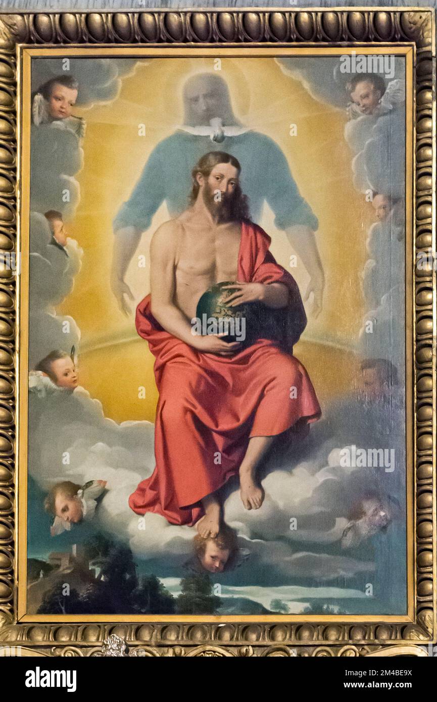 painting by giovan battista moroni, albino, italy Stock Photo - Alamy