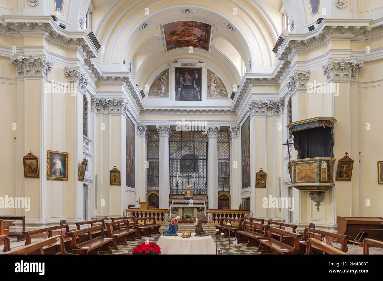sant'anna church, albino, italy Stock Photo - Alamy