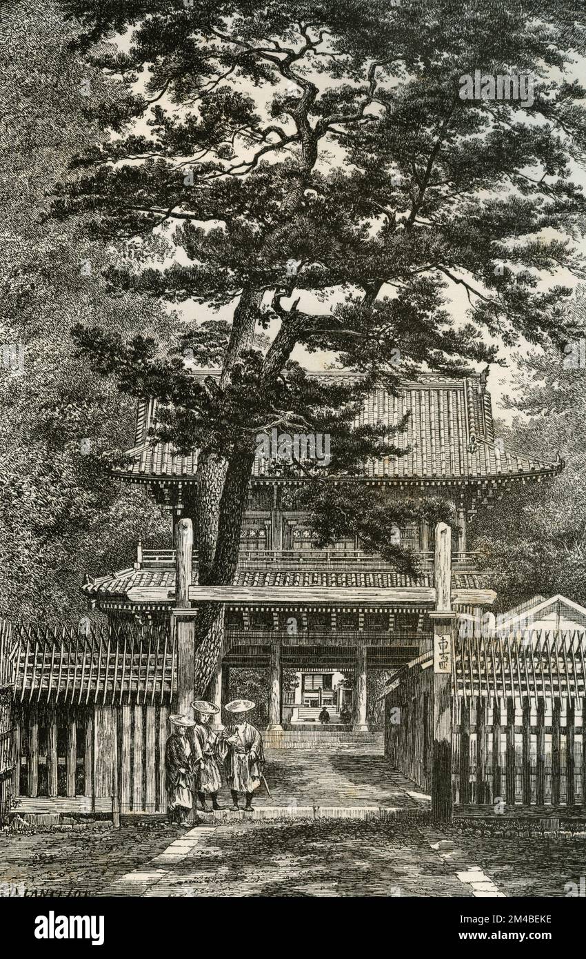 The Tosendji, residence of Sir Rutherford Alcock, British minister ...