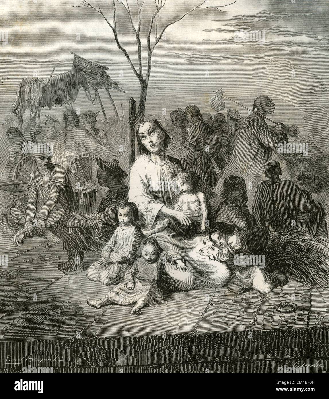 Chinese refugees in the English concession of Shanghai during the ...