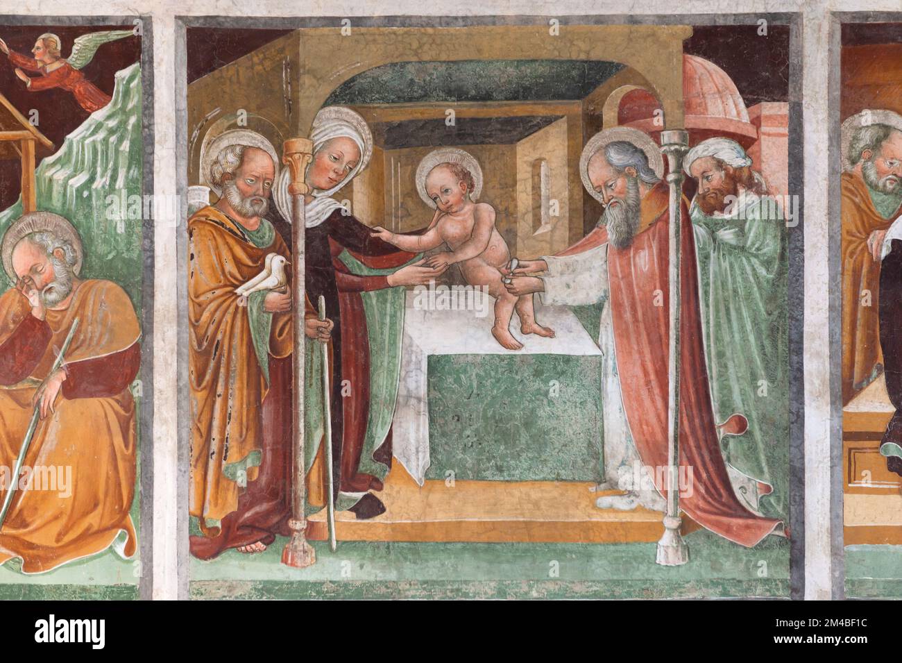 oratorio dei disciplini, clusone, italy Stock Photo - Alamy