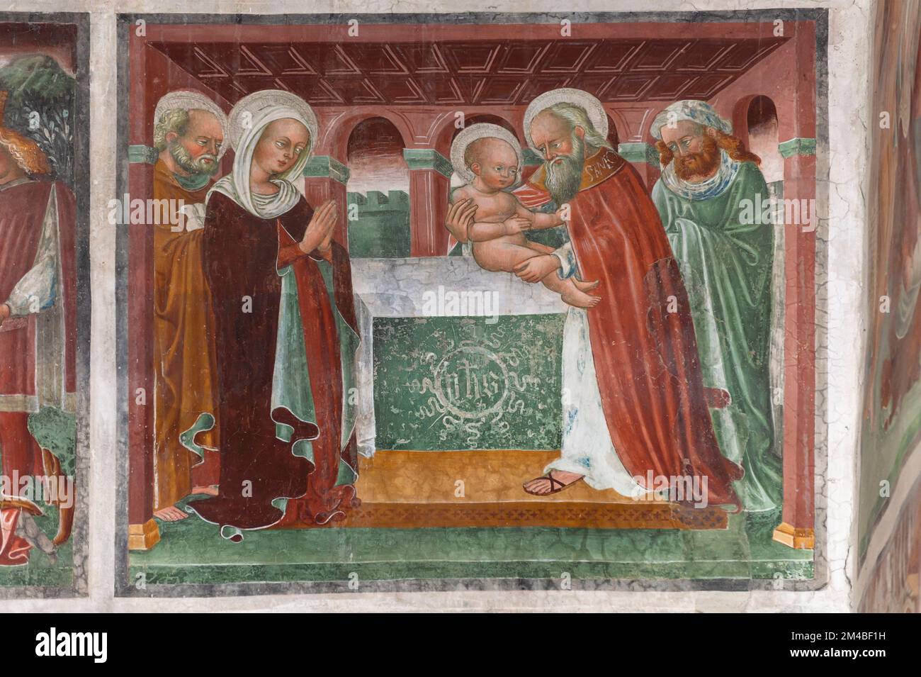 oratorio dei disciplini, clusone, italy Stock Photo - Alamy