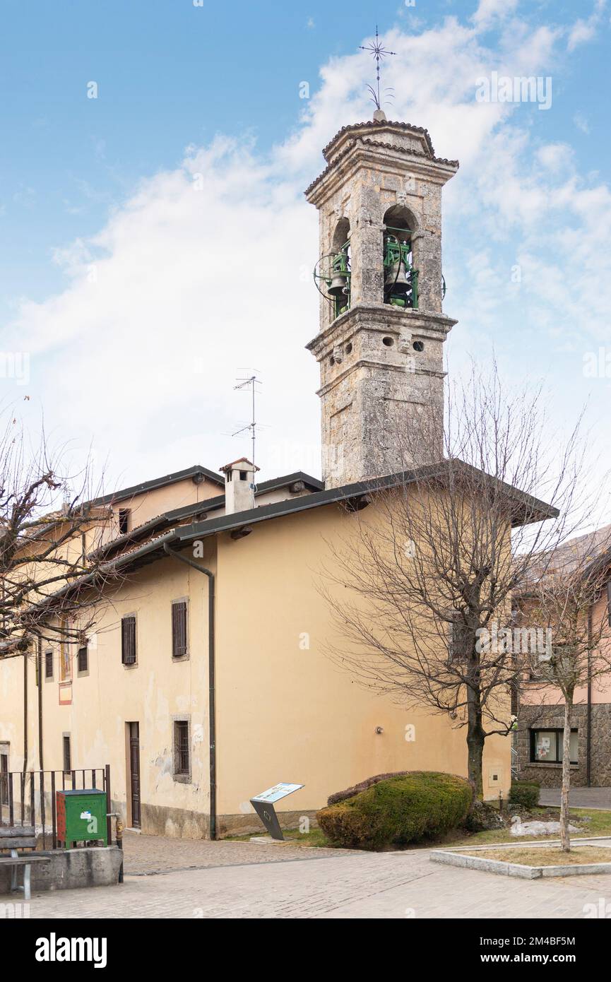 old church of the ss. trinita', dorga, italy Stock Photo - Alamy