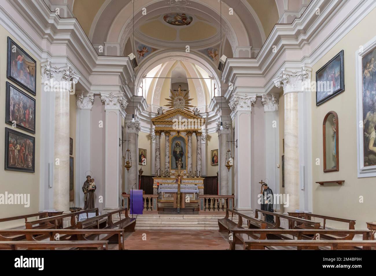 st. pantaleone church, ponteranica, italy Stock Photo - Alamy