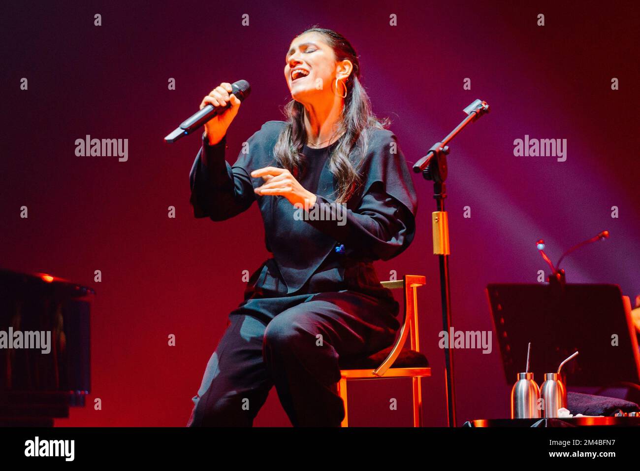 Teatro Arcimboldi, Milano, Italy, December 09, 2022, Elisa on stage ...
