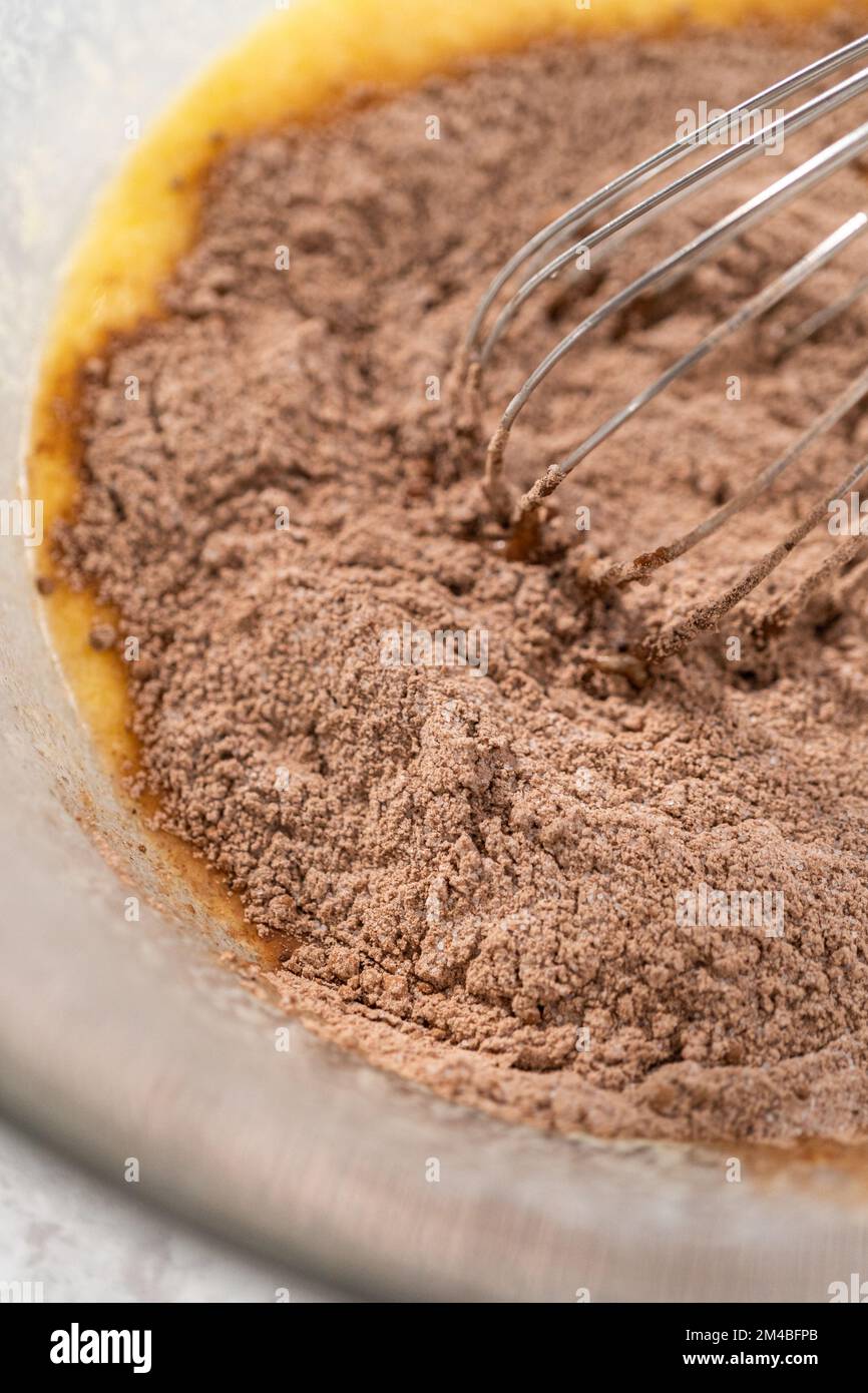 Chocolate strawberry cupcakes Stock Photo - Alamy