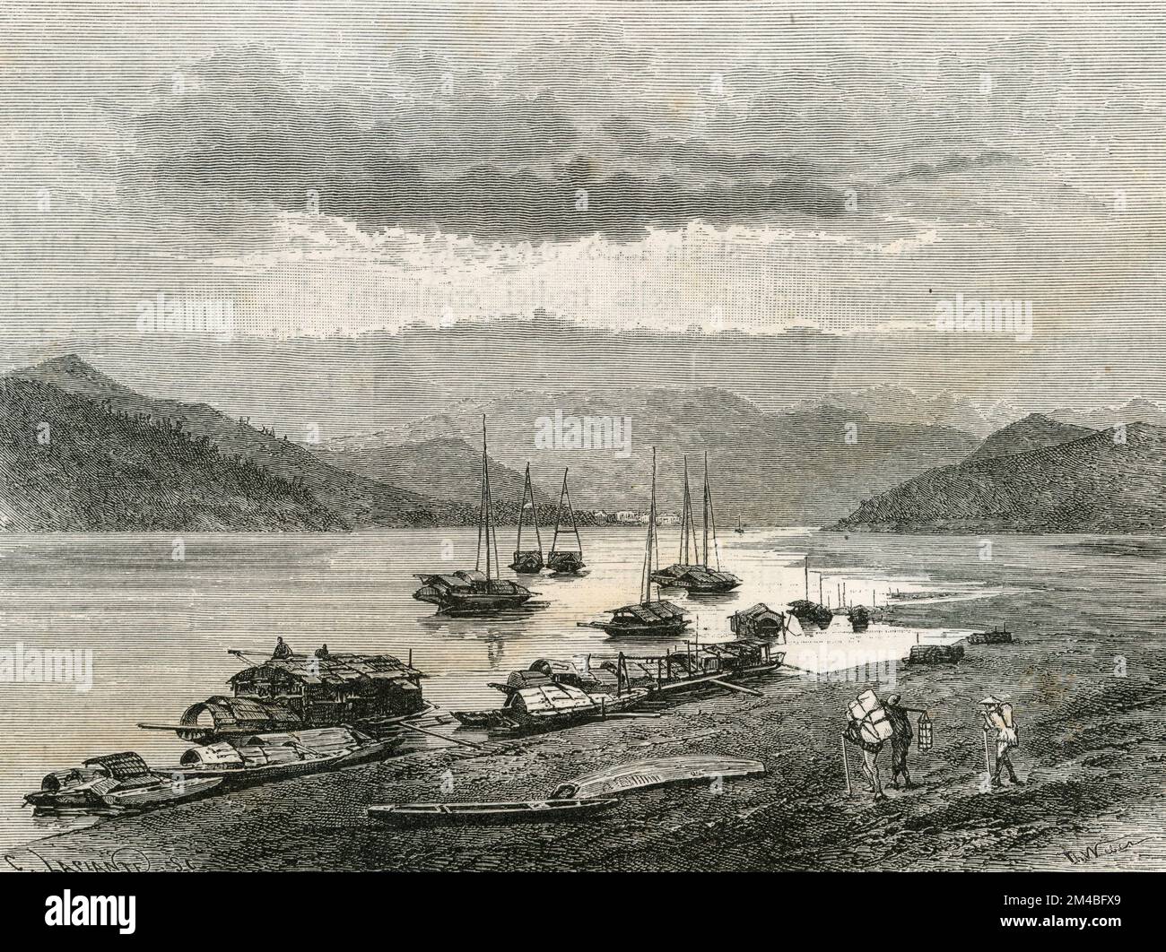 Canton china illustration hi-res stock photography and images - Alamy