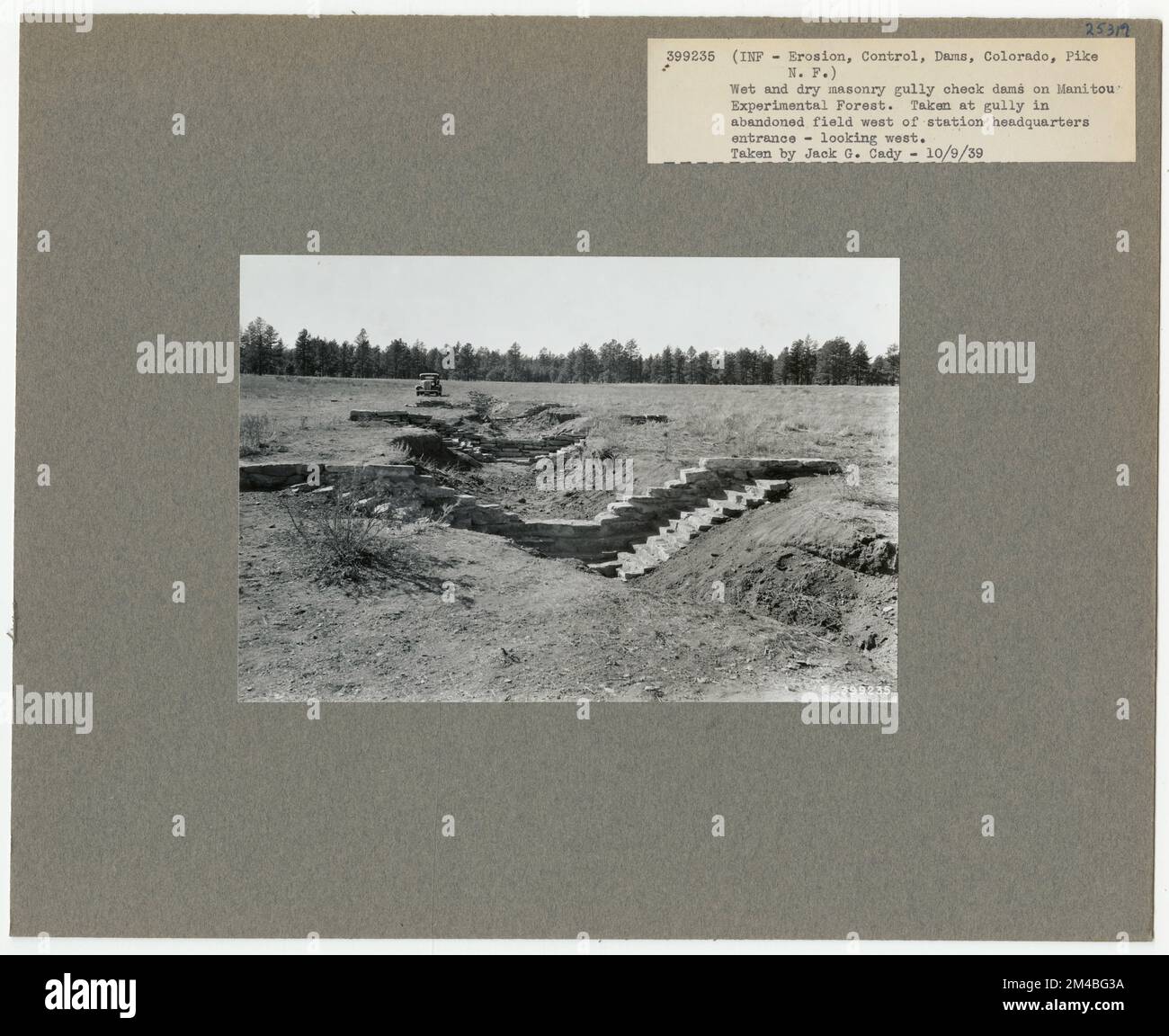 Erosion Control: Gully Plug - Colorado. Photographs Relating to ...
