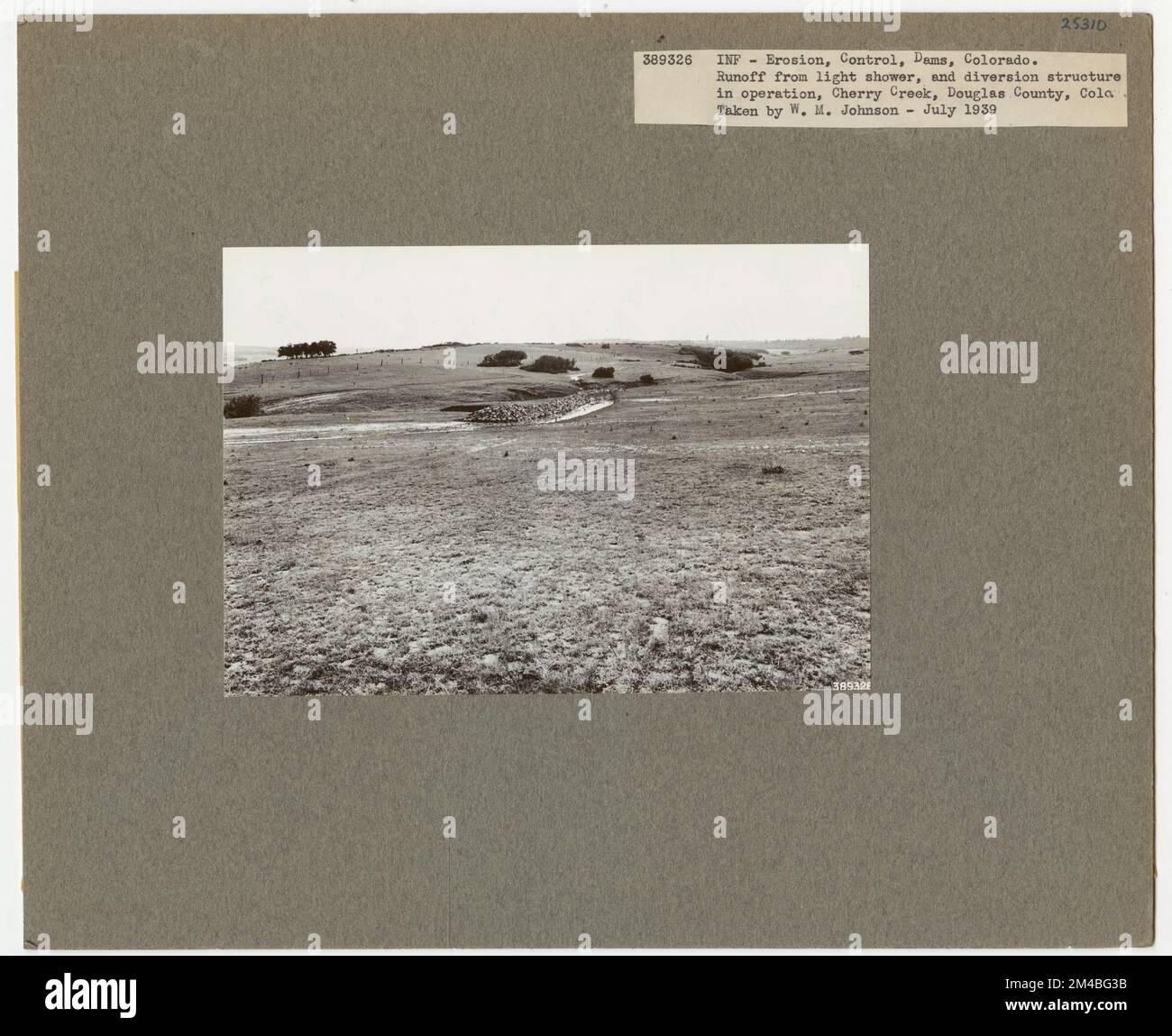 Erosion Control: Gully Plug - Colorado. Photographs Relating to ...