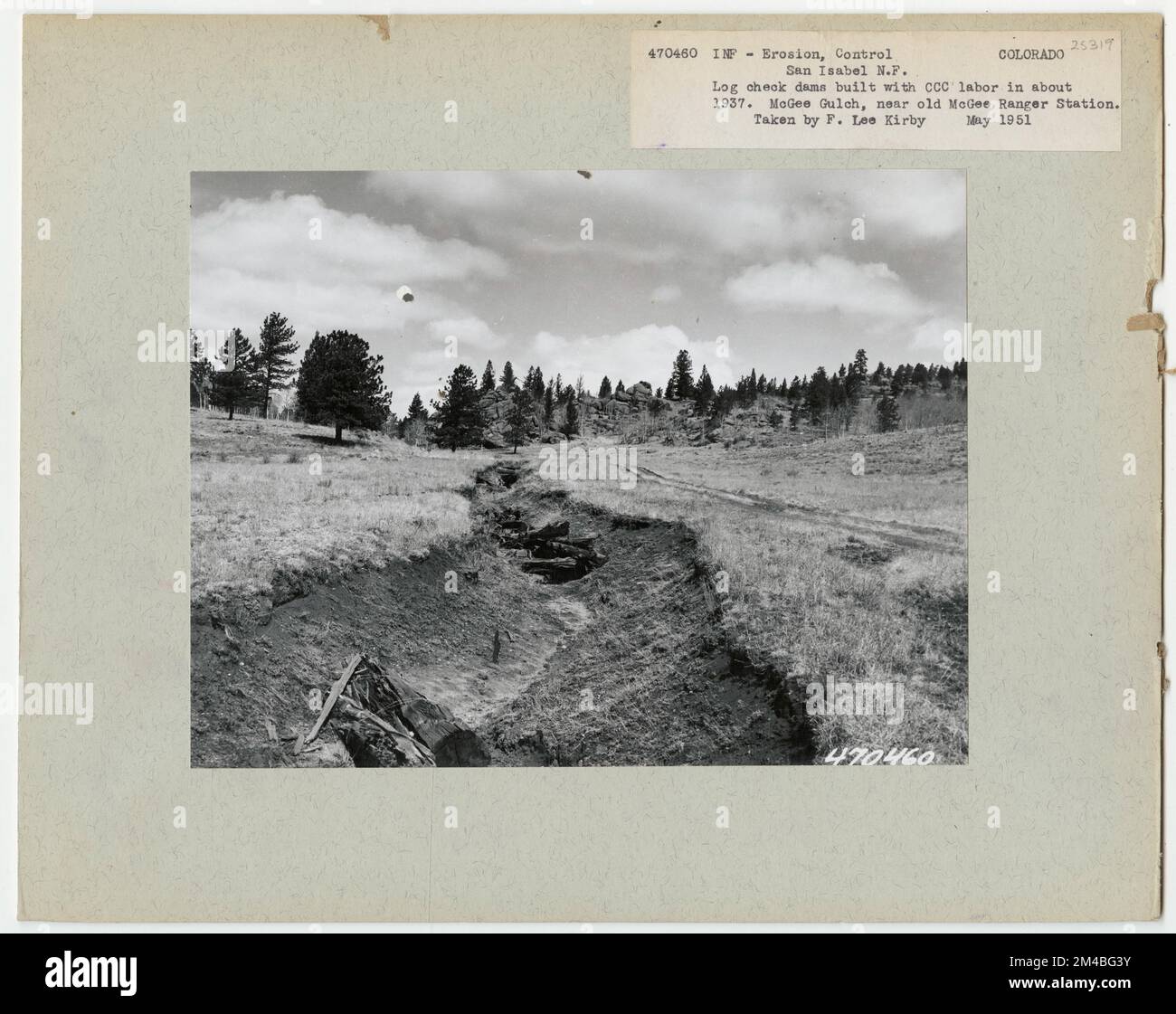 Erosion Control: Gully Plug - Colorado. Photographs Relating to ...