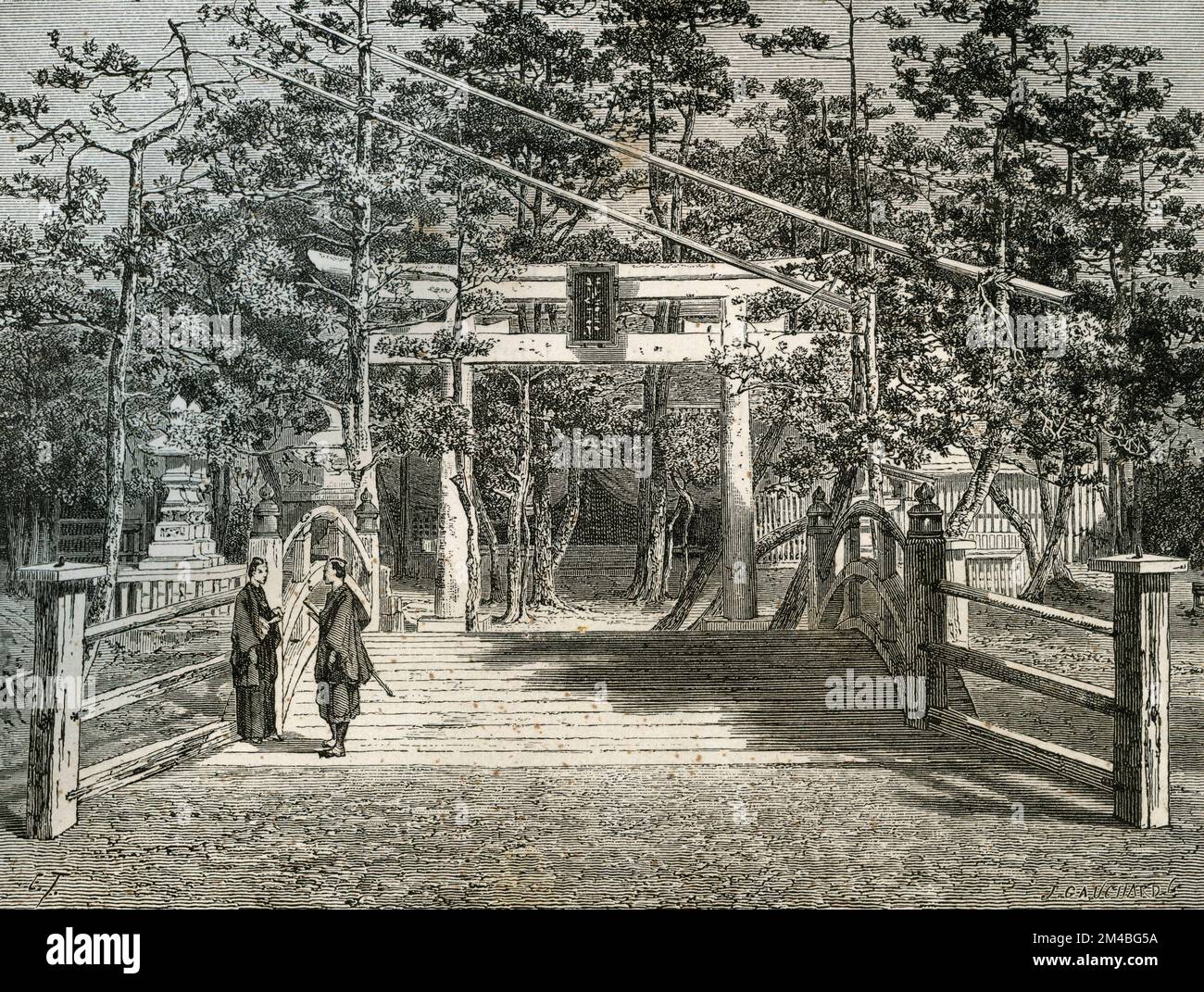 Boulevard of the Temple in the Indigenous people Quarter at Yokohama ...