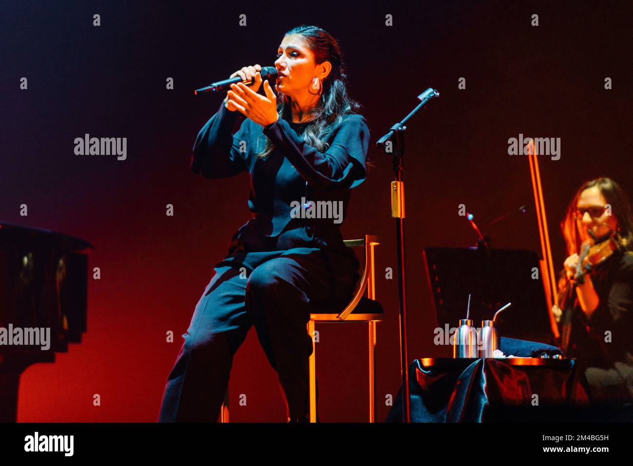 Teatro Arcimboldi, Milano, Italy, December 09, 2022, Elisa on stage ...