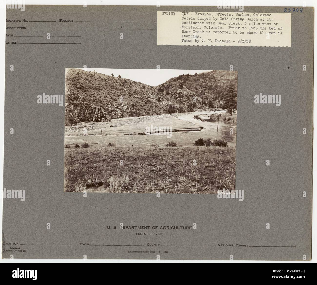 Erosion Effects - Colorado. Photographs Relating to National Forests ...