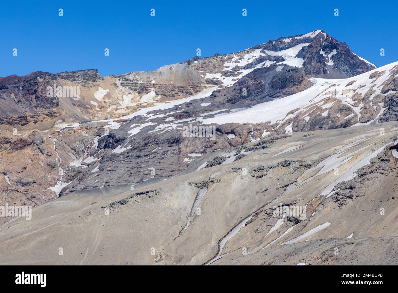 View of the breathtaking landscape at Paso Vergara in Argentina while ...
