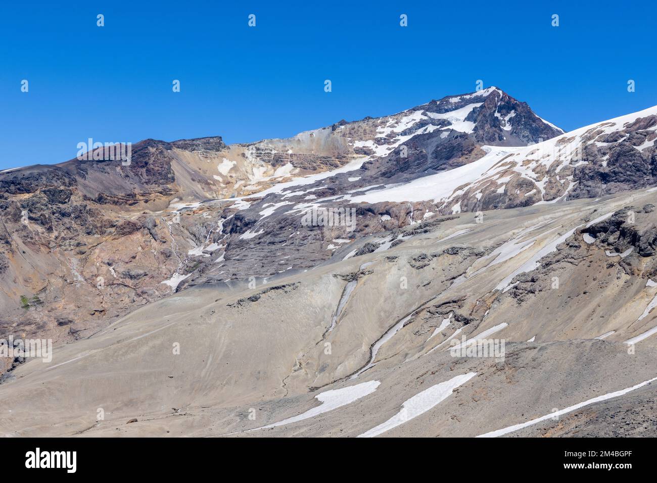 View of the breathtaking landscape at Paso Vergara in Argentina while ...