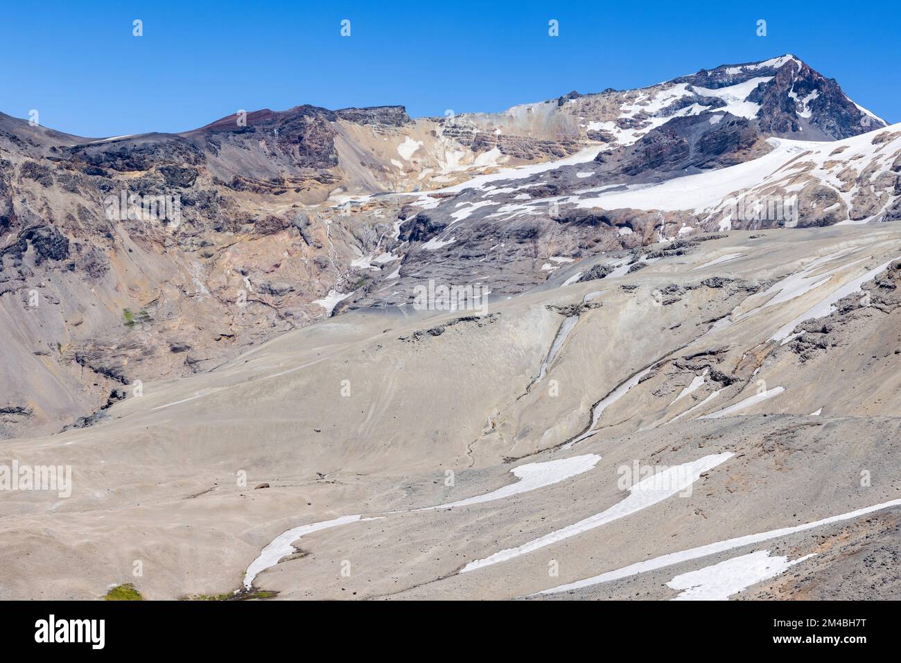 View of the breathtaking landscape at Paso Vergara in Argentina while ...