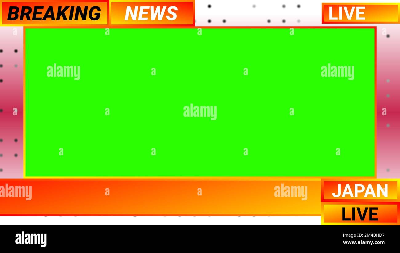 japan live news background illustration image on blur dot background ...