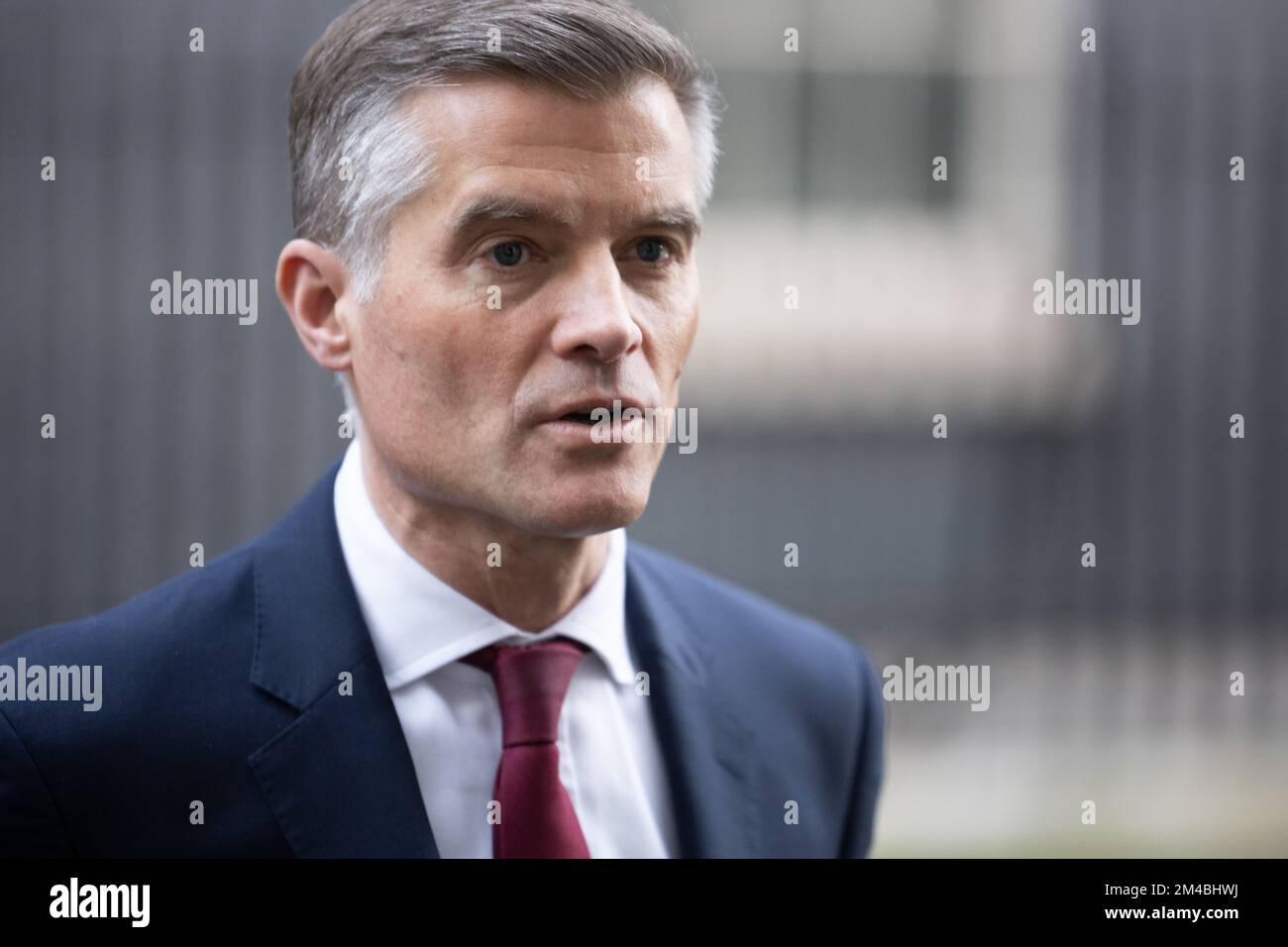 London, UK. 20th Dec, 2022. Mark Harper, Transport Secretary, at a ...