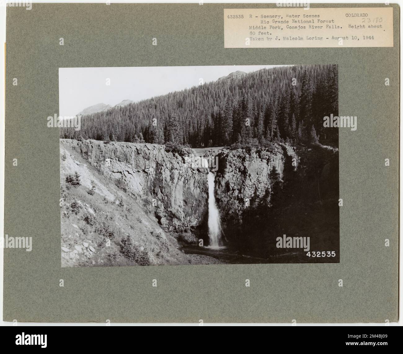 Waterfall Scenes - Colorado. Photographs Relating to National Forests ...