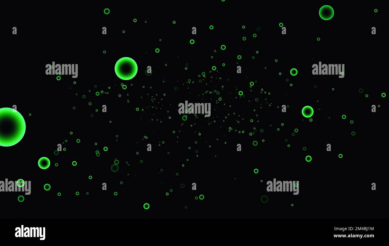 Abstract background with beautiful green cicles Stock Photo - Alamy