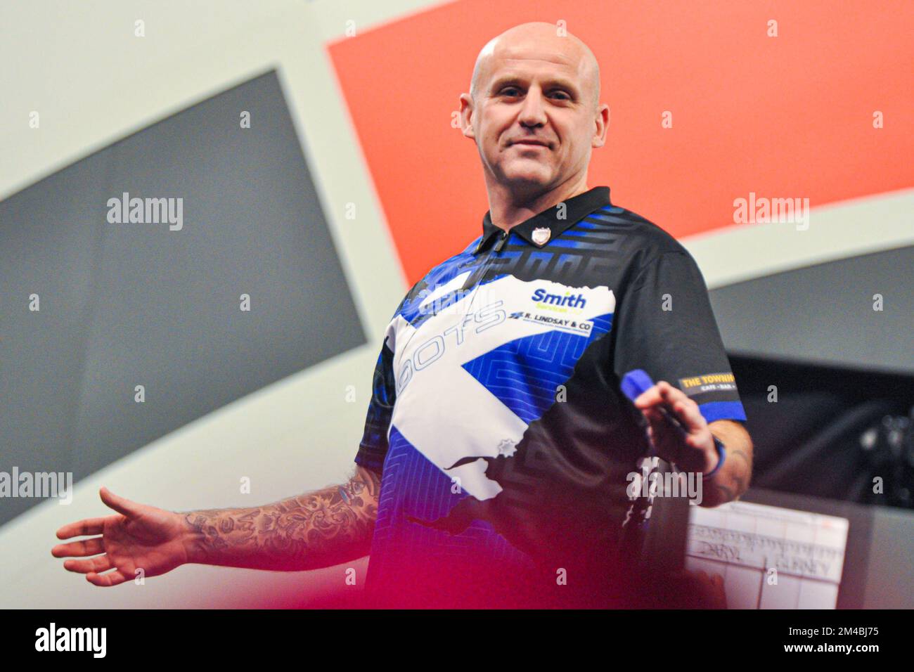 LONDON, UNITED KINGDOM - DECEMBER 17: Alan Soutar of Scotland reacts ...