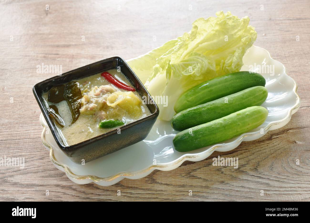 spicy Indo-Pacific king mackerel fish and chili sauce dipping fresh ...