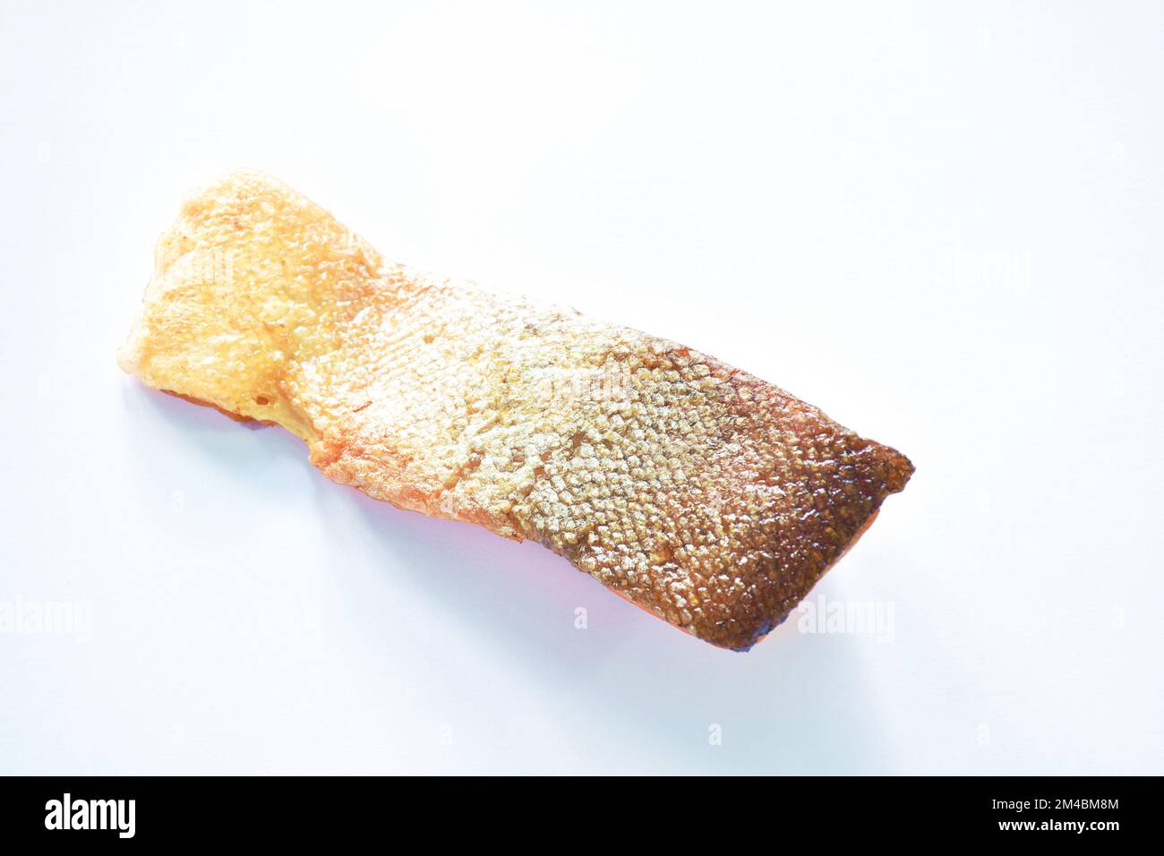 grilled salmon fish slice arranging on white background Stock Photo - Alamy