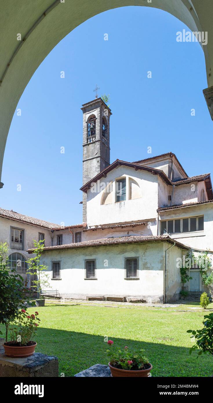 ss. trinita' monastery, serina, italy Stock Photo - Alamy