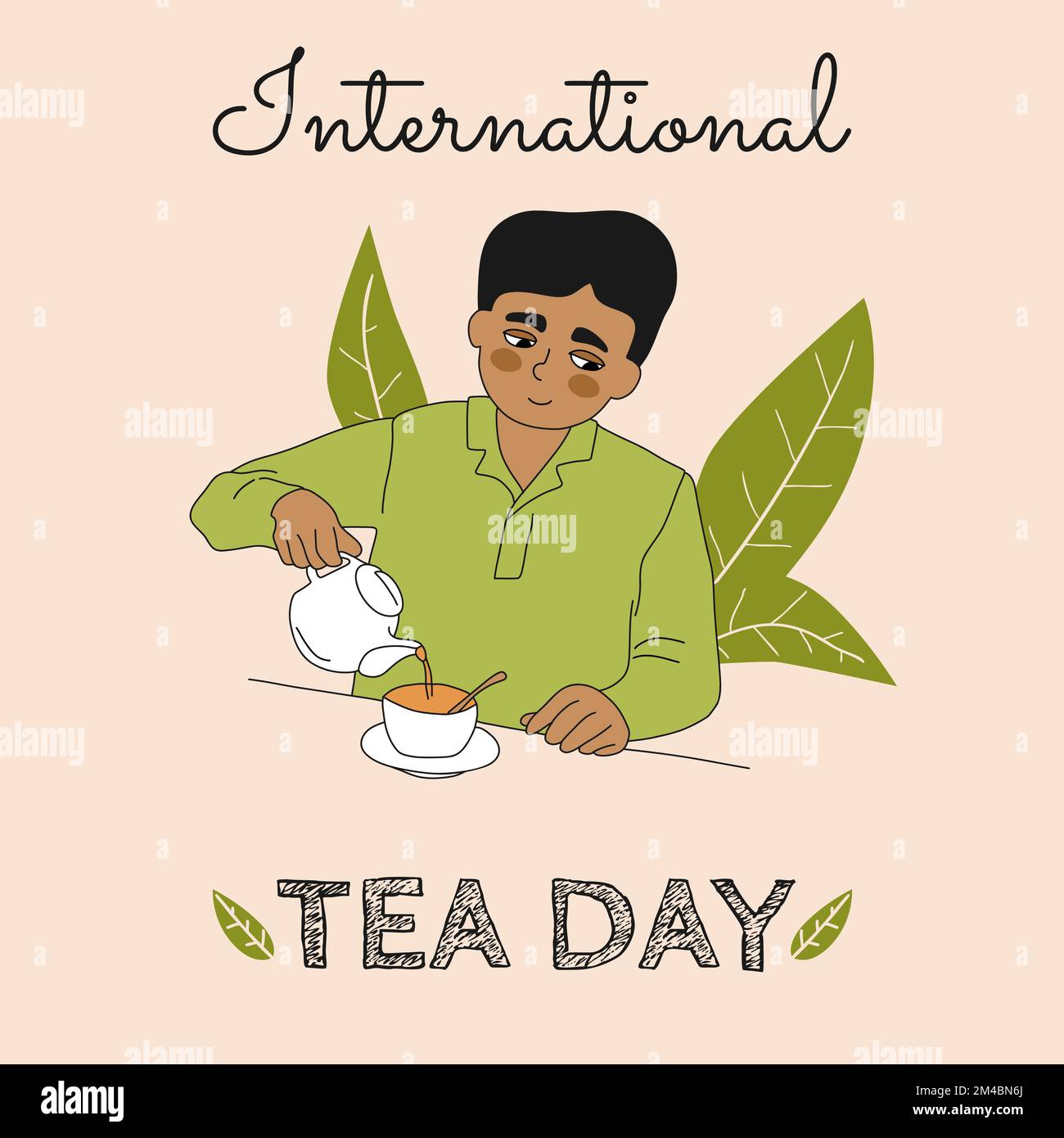 Ve day tea Stock Vector Images - Alamy