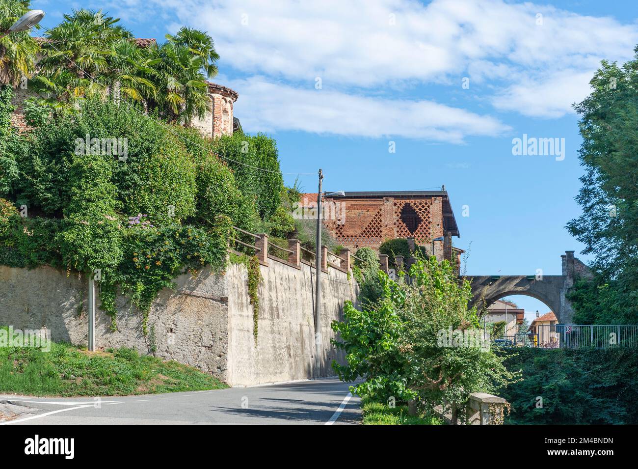 village partial view, pombia, italy Stock Photo - Alamy