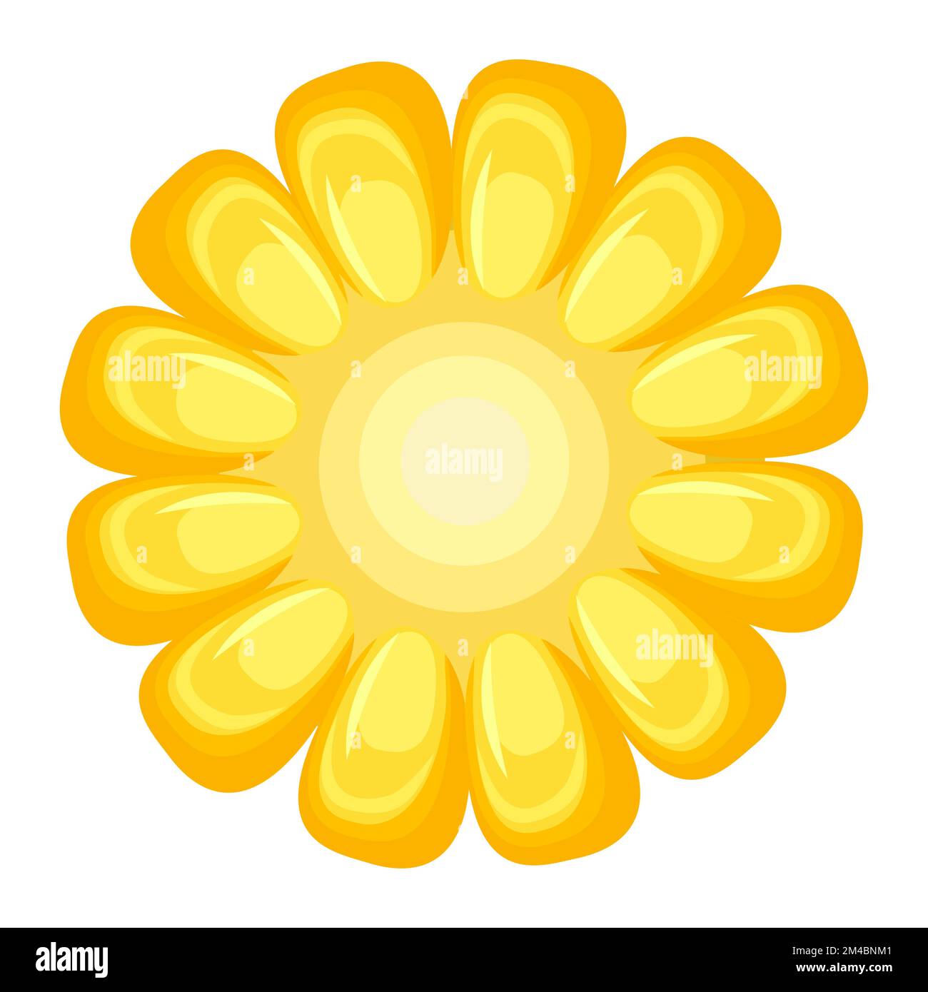 Vector corn in cartoon style. Golden sea harvest, corn kernels for ...