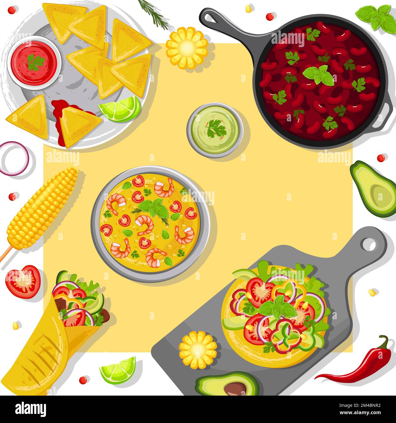 Development of menus, banners, advertising in cafes Stock Vector Image ...