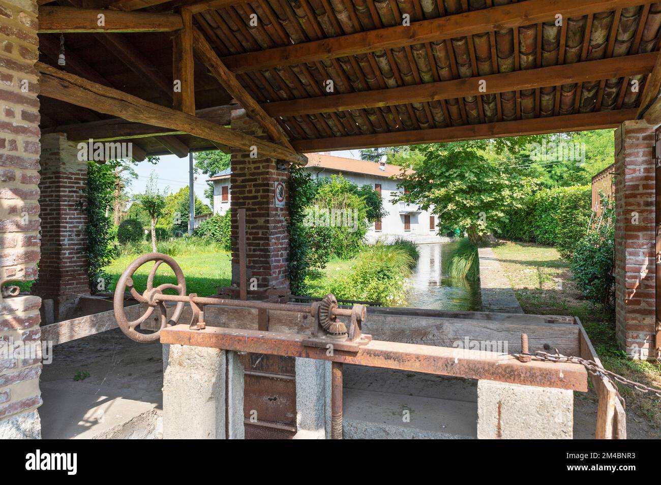 old watermill, turbigo, italy Stock Photo - Alamy