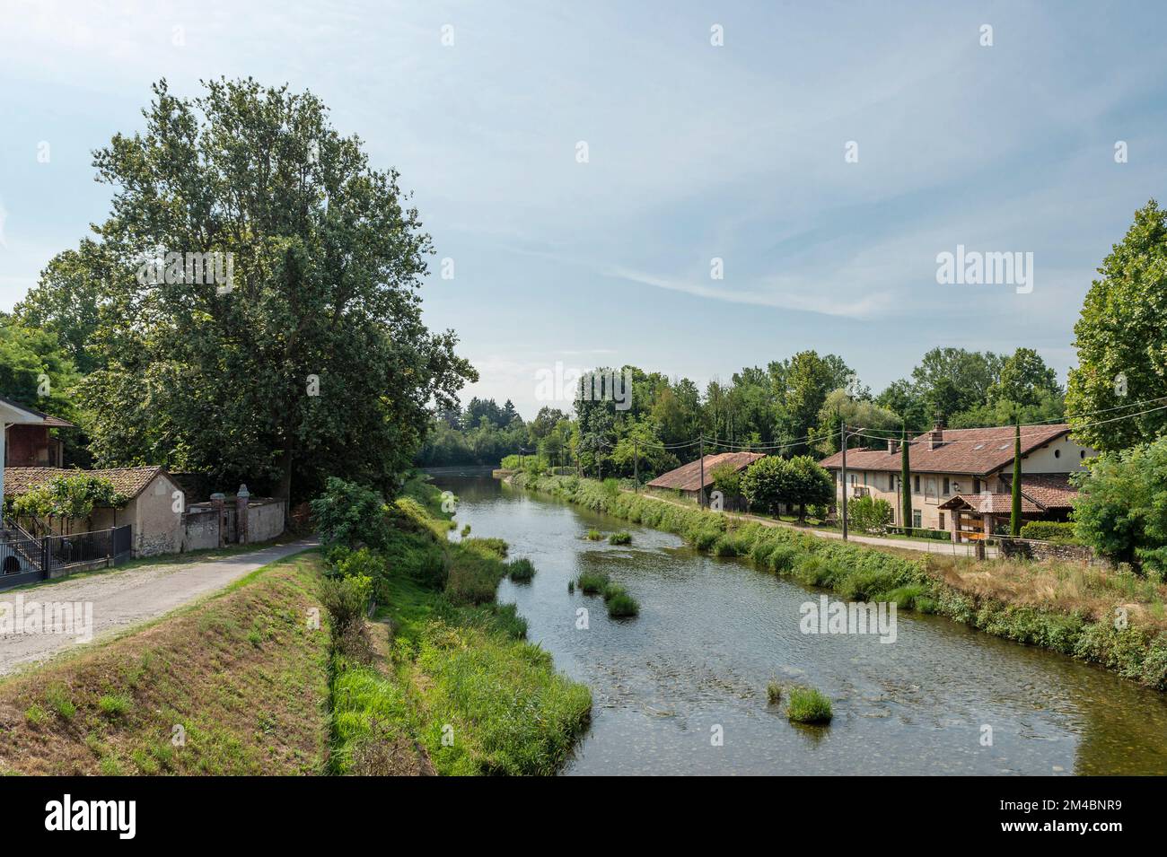 old naviglio grande, turbigo, italy Stock Photo - Alamy