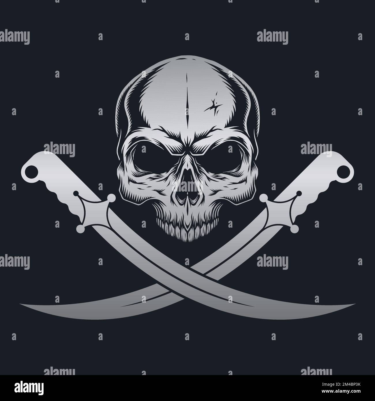 Sword and skull design vector. Editable, resizable, EPS 10, vector ...