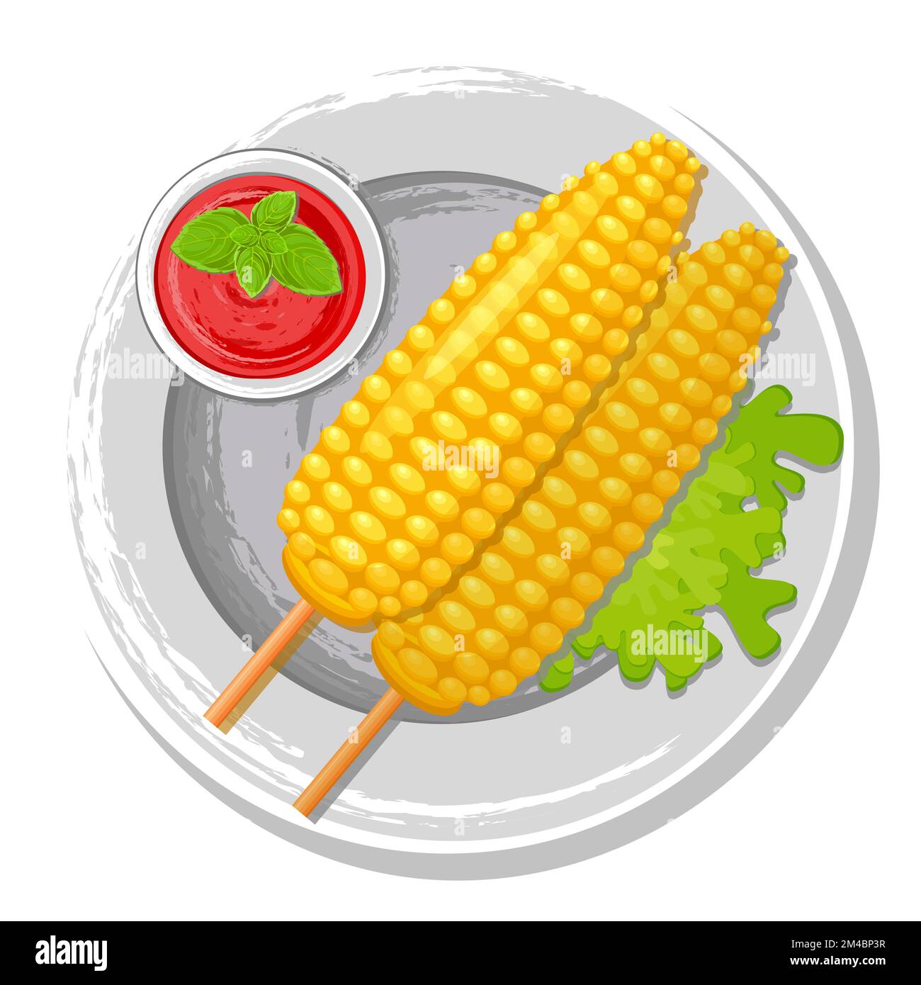Elote mexican street food. Fast food restaurant and street snacks, meat ...
