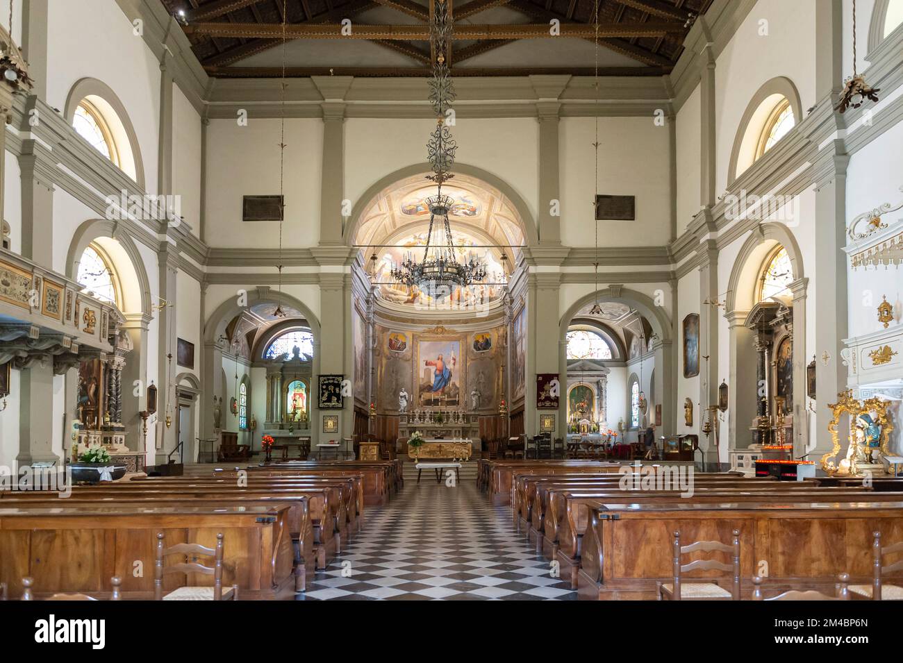 duomo inside, palmanova, italy Stock Photo - Alamy