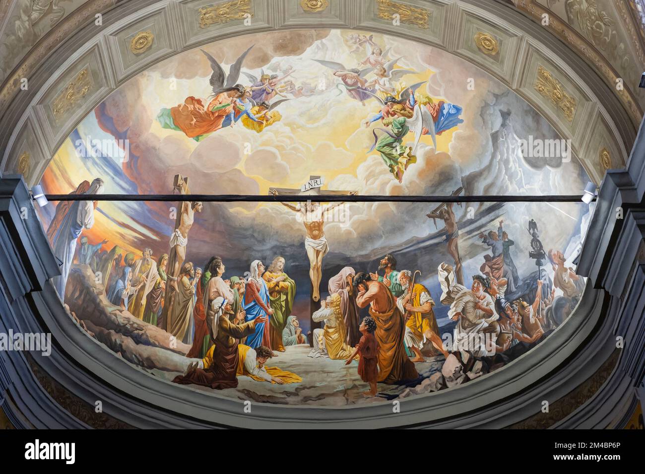 duomo inside, palmanova, italy Stock Photo - Alamy