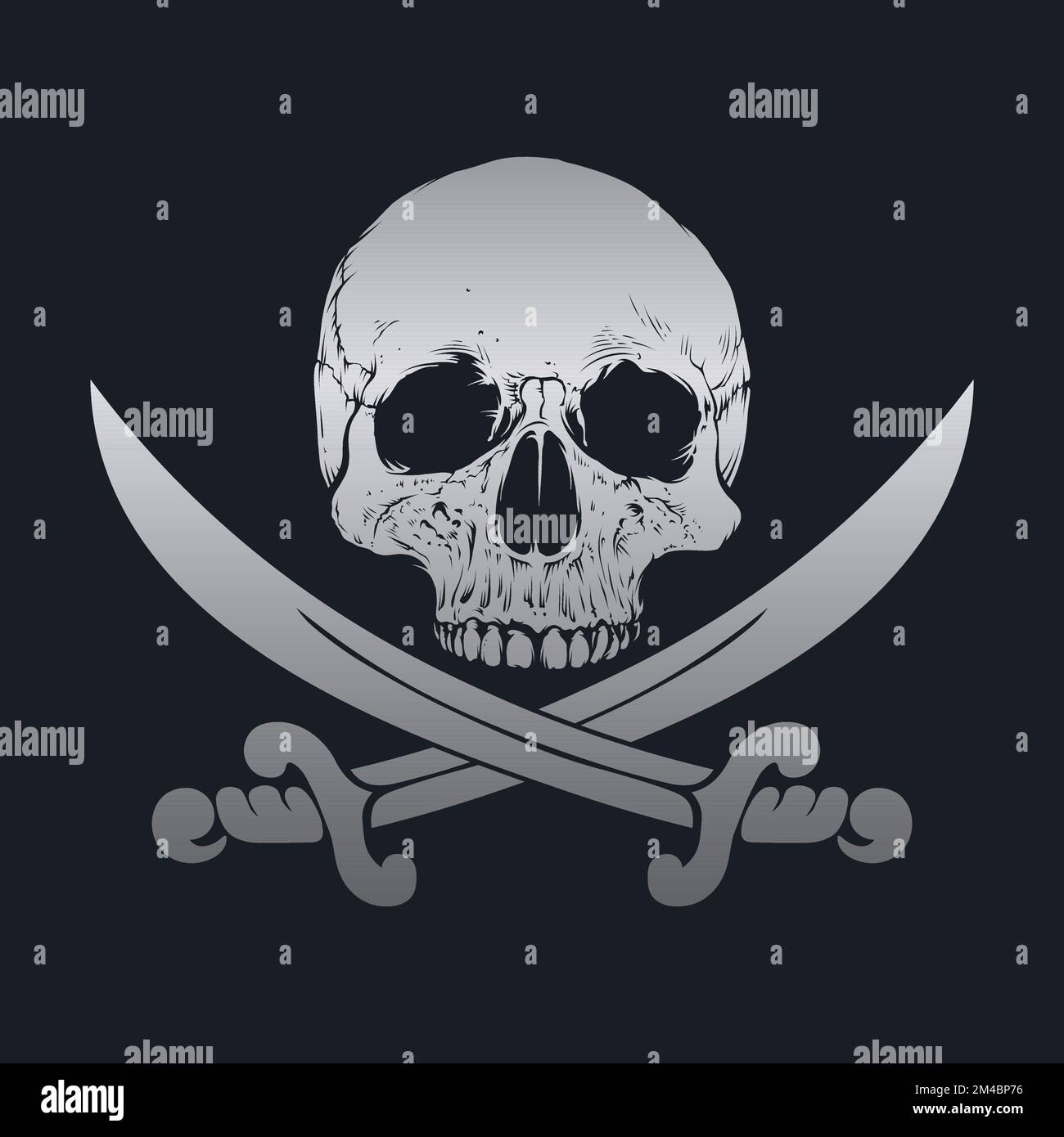 Sword and skull design vector. Editable, resizable, EPS 10, vector ...