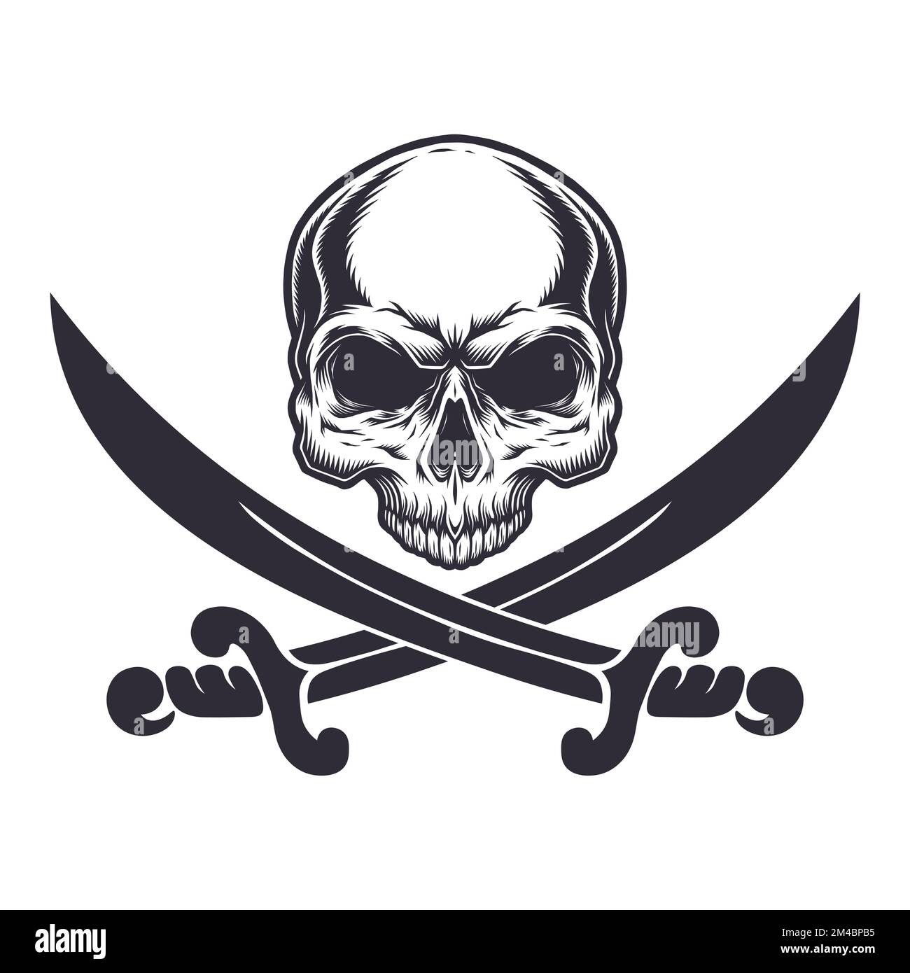 Sword and skull design vector. Editable, resizable, EPS 10, vector ...