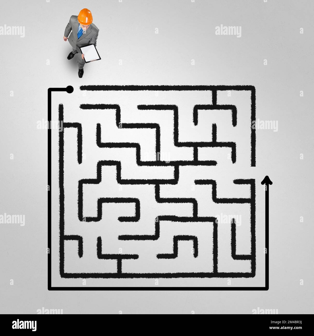Finding right problem solution Stock Photo - Alamy