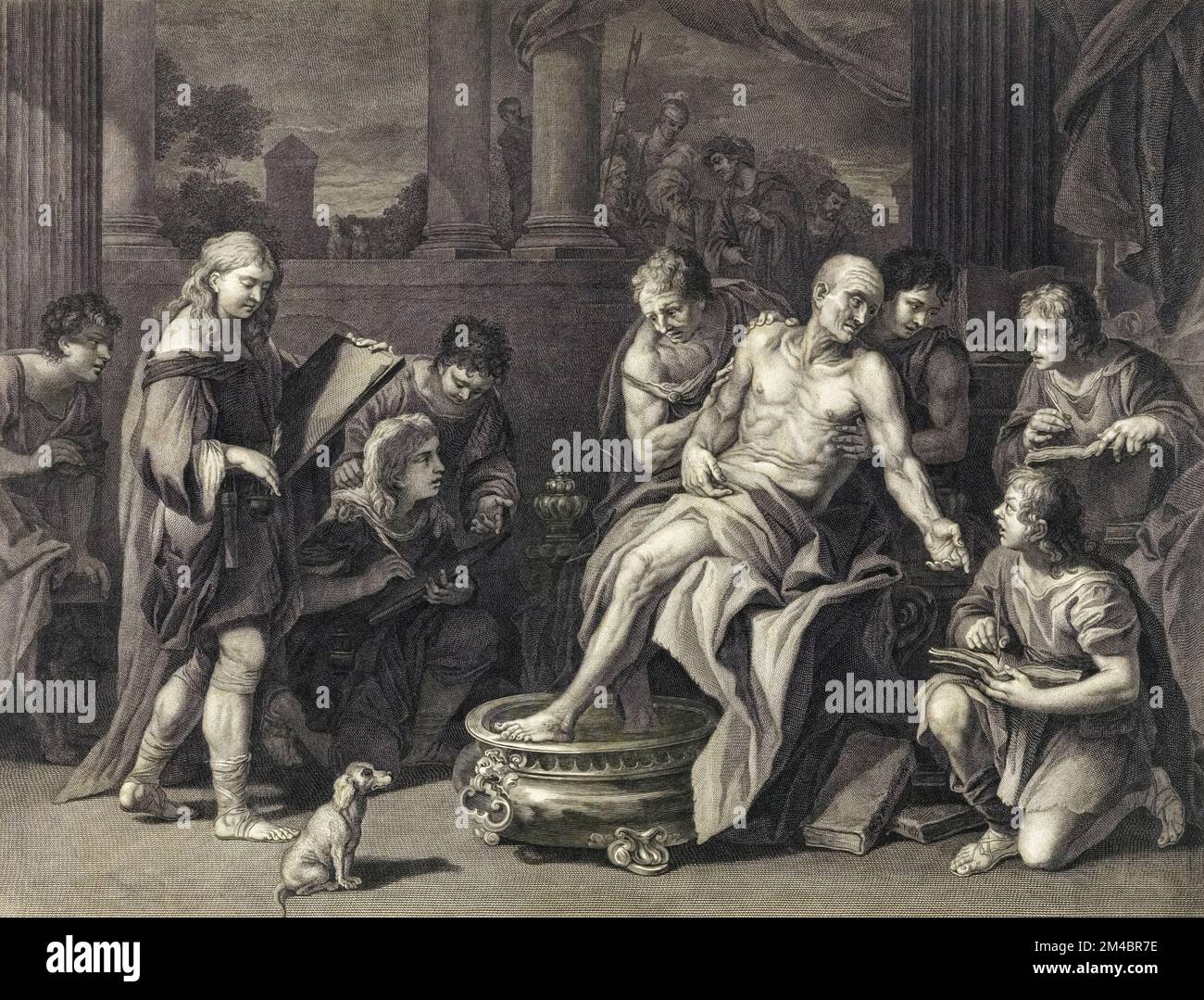 The death of Seneca. Lucius Annaeus Seneca the Younger, c. 4 BC - 65 AD ...
