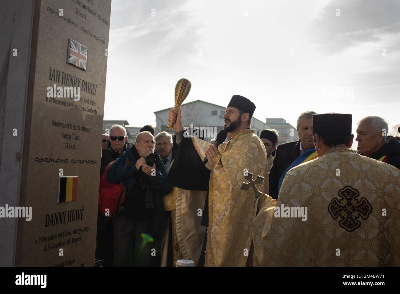 20 December 2022, Popesti Leordeni, Romania. A memorial was unveiled ...