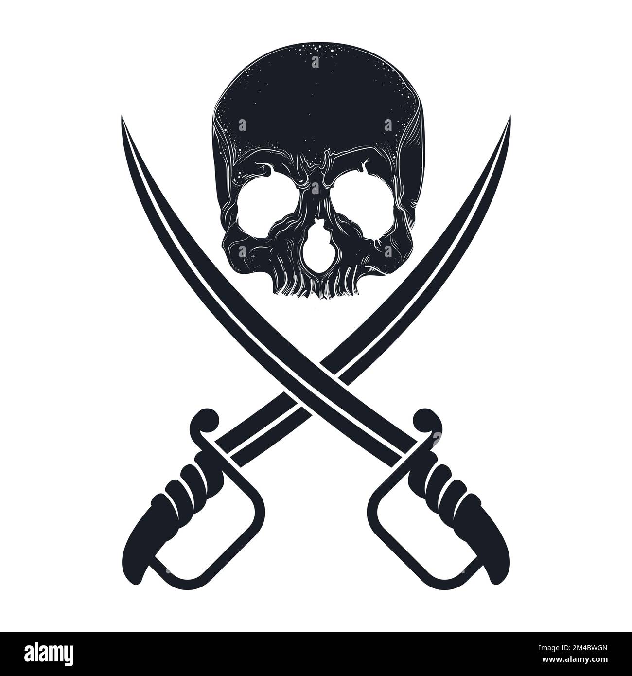 Sword and skull design vector. Editable, resizable, EPS 10, vector ...