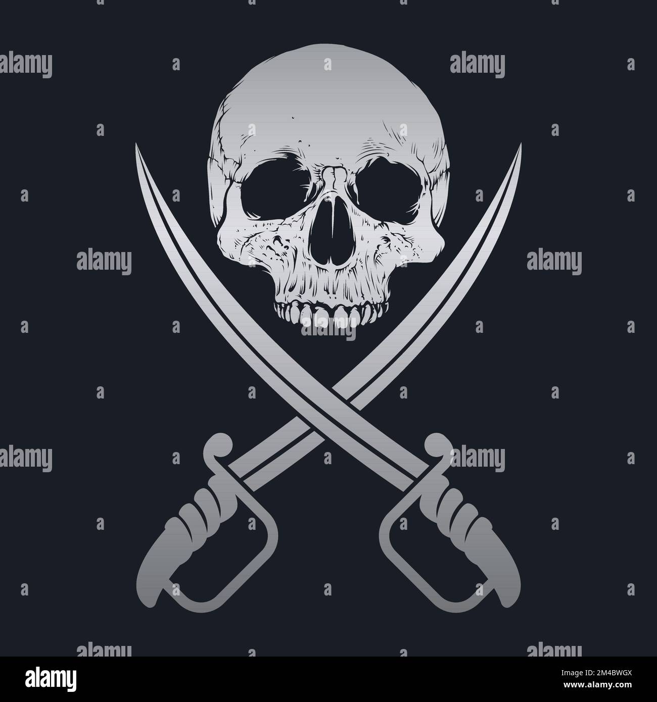 Sword and skull design vector. Editable, resizable, EPS 10, vector ...
