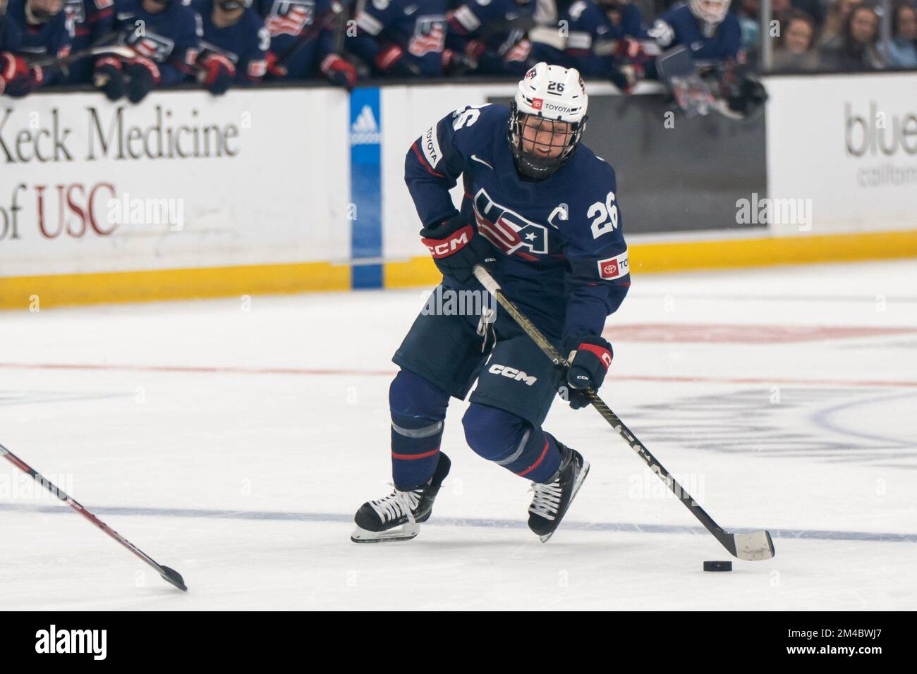 Team United States forward Kendall Coyne Schofield (26) during the 2022 ...