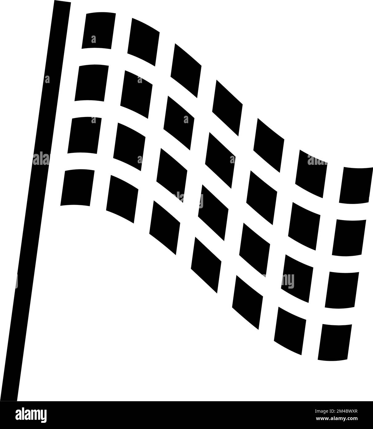 racing flag glyph icon vector illustration Stock Vector Image & Art - Alamy