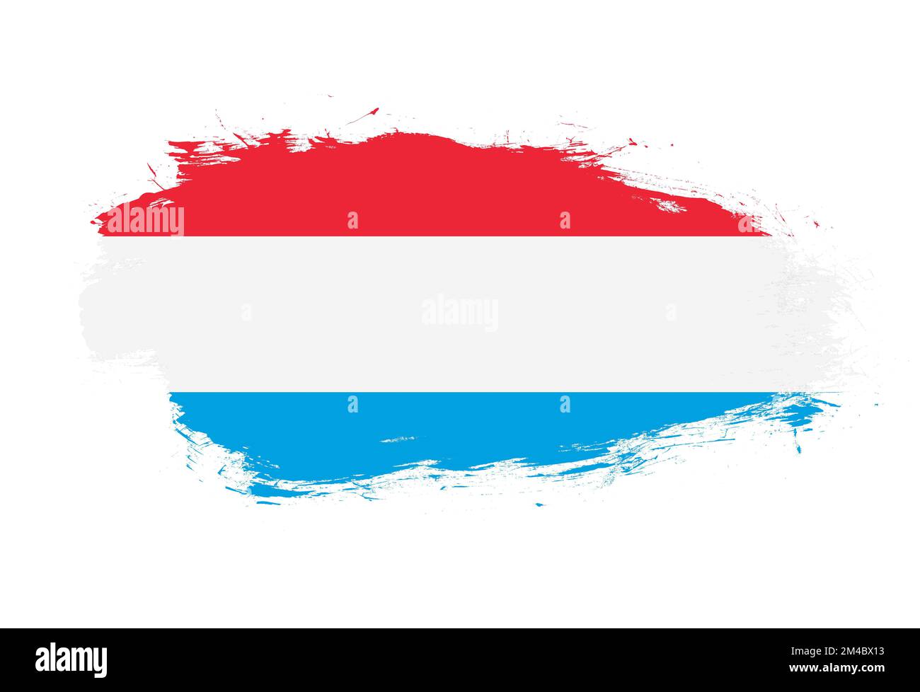 Luxembourg flag french on Cut Out Stock Images & Pictures - Alamy